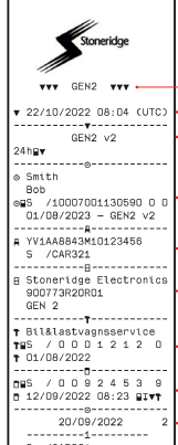 How can I tell what type of Stoneridge tachograph do I have?